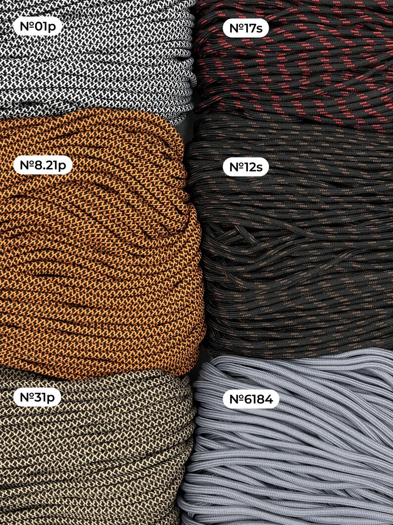 Braided Polyester Cord 5mm – 100m Spool – Strong Craft Rope for Macrame ...