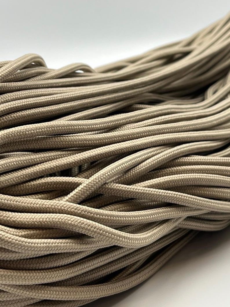 Braided Polyester Cord 5mm – 100m Spool – Strong Craft Rope for Macrame ...