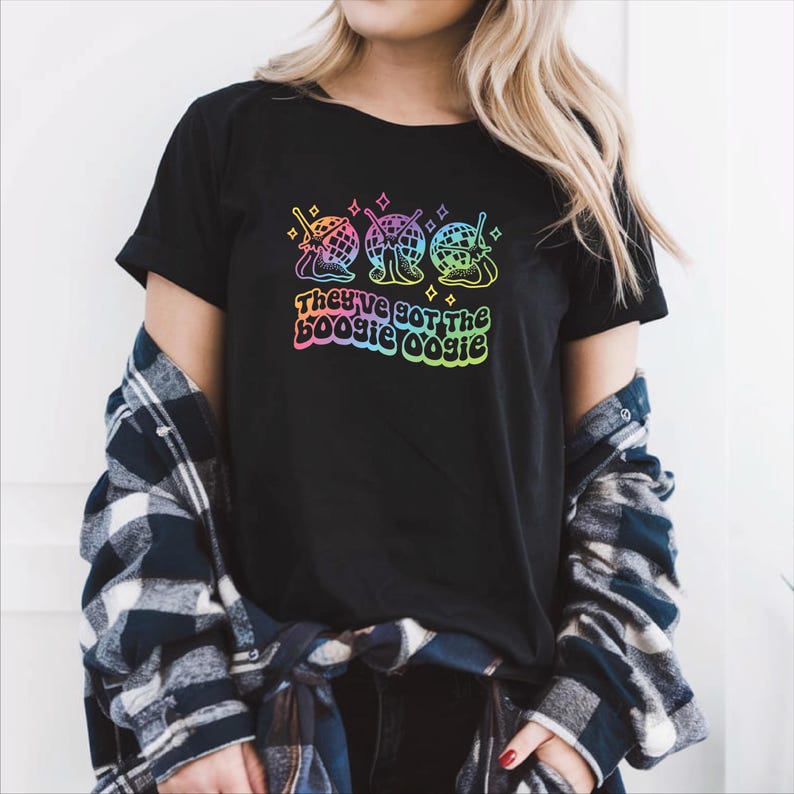 Disco Snails Dancing Disco Snail Lyrics T-shirt | "they've Got the Boogie Oogie" | Viral Meme ...