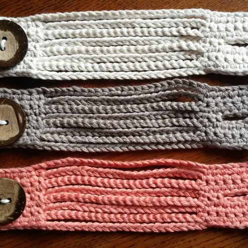 Chunky-stringy Crochet Bracelet Beginners Pattern - Etsy