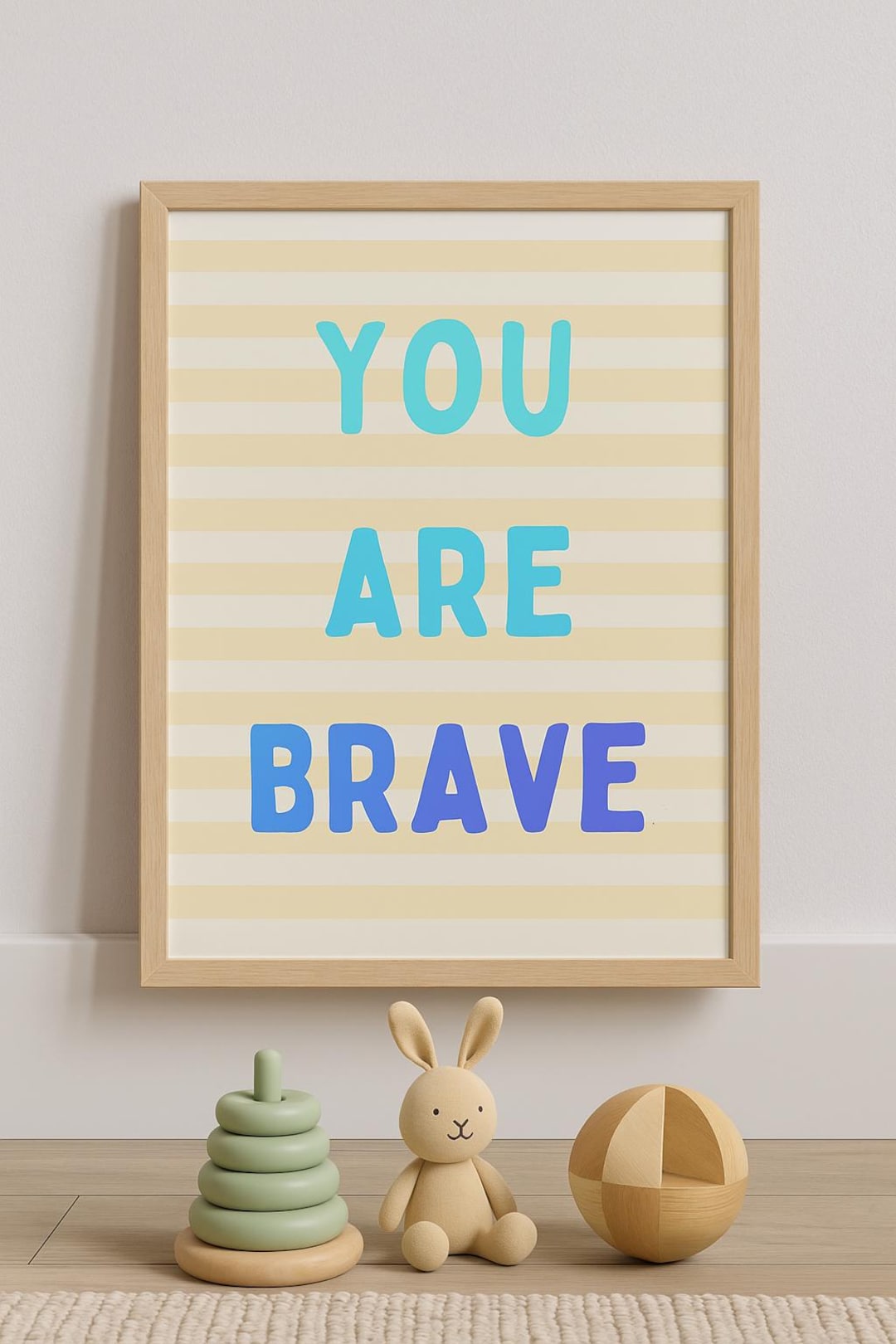 You Are Brave, Kids Affirmation Poster, Motivational Poster for Kids ...