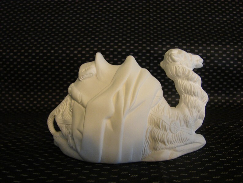 Ceramic Bisque Large Nativity Camel With Saddle and Bag - Etsy
