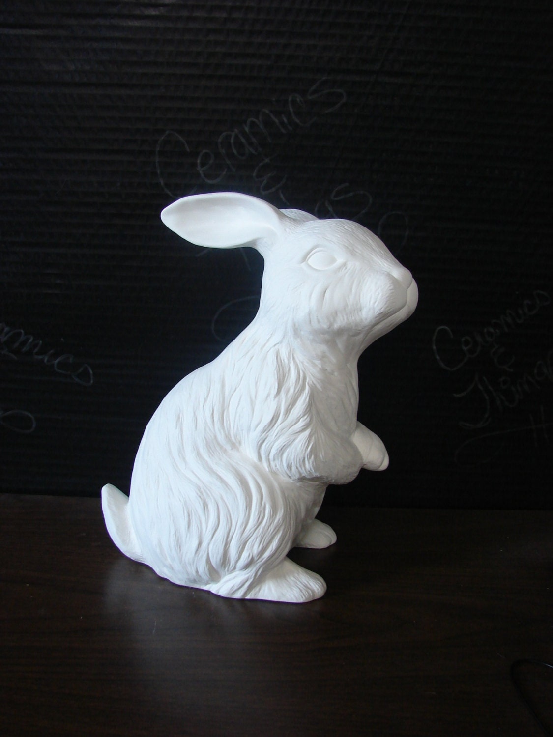 Ceramic Bisque - ( Large Standing Rabbit ) U-PAINT