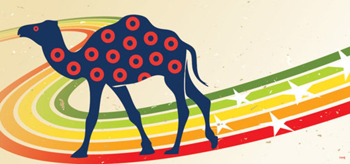 Camel Walk Poster - Etsy