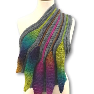 CROCHET PATTERN: Embossed Phoenix Scarf - Etsy UK