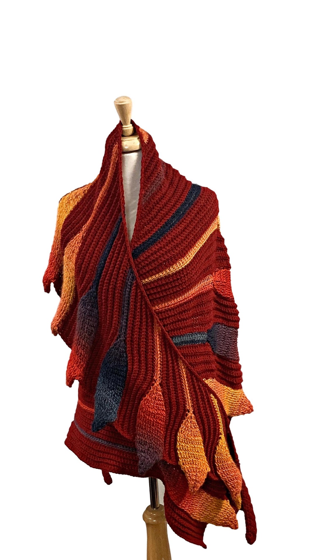 CROCHET PATTERN: Embossed Phoenix Vortex Shawl - Permission to Sell ...