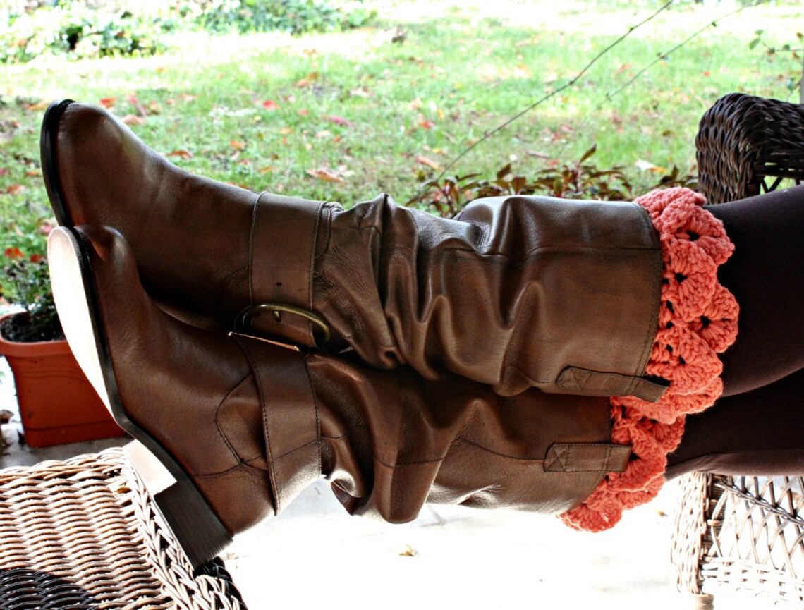 CROCHET PATTERN: Crocodile Stitch Boot Toppers - Permission to Sell ...
