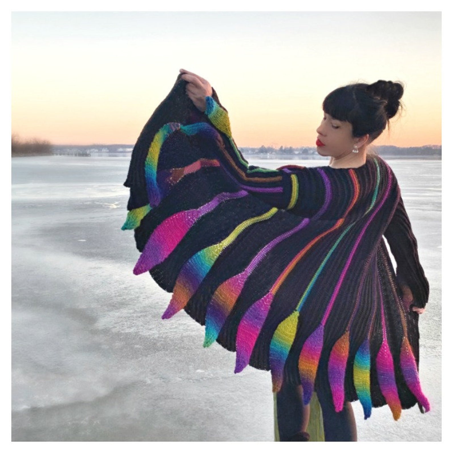 CROCHET PATTERN: Embossed Phoenix Cardigan - Sizes Small Through 3 X ...