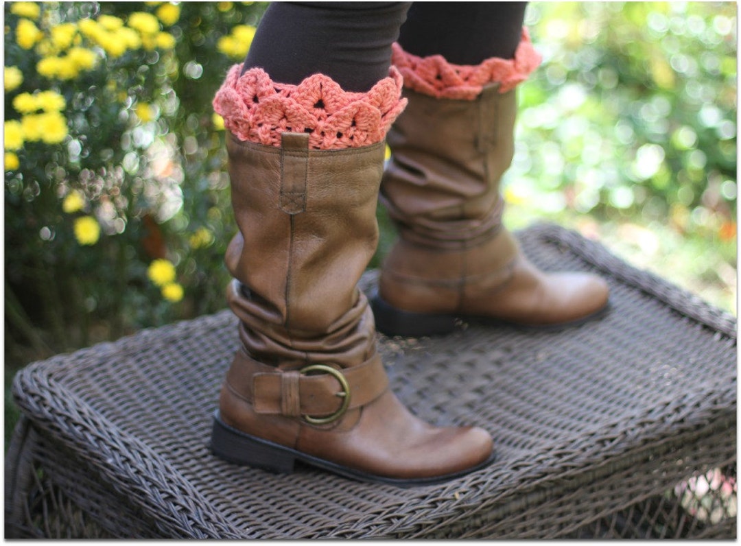 CROCHET PATTERN: Crocodile Stitch Boot Toppers - Permission to Sell ...