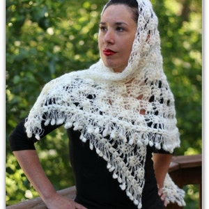 CROCHET PATTERN: Dainty Loops Shawl - Permission to Sell Finished ...