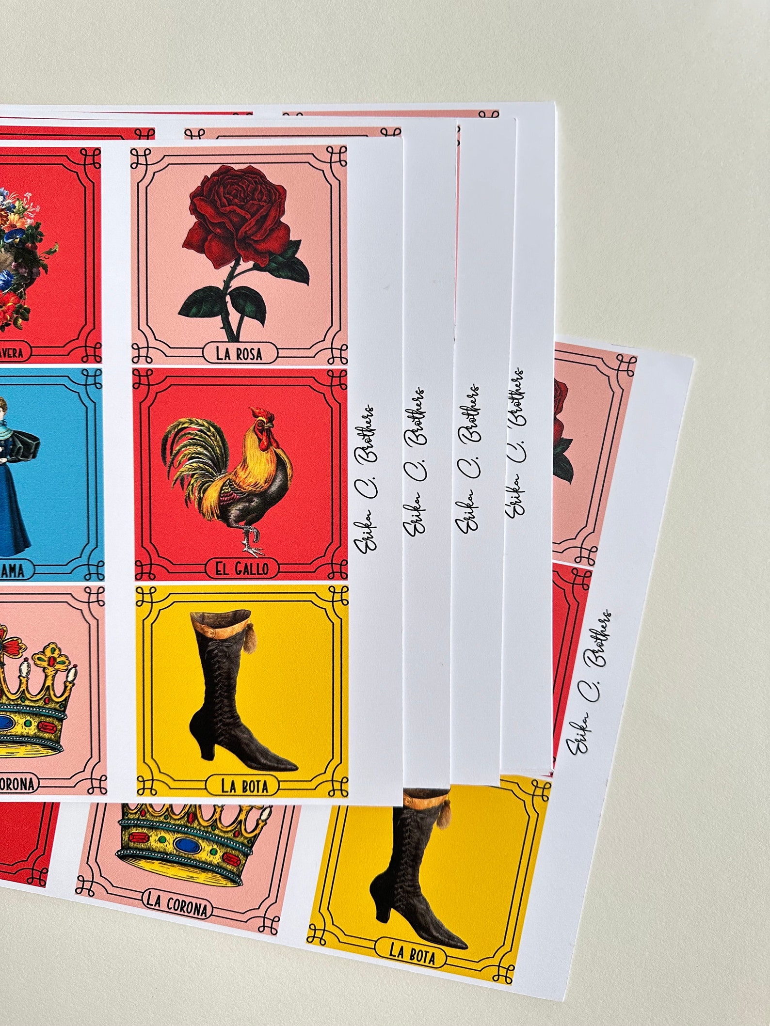 Lotería Mexicana, Mexican Bingo, Paper Placemats, Hostess Gift, Table ...