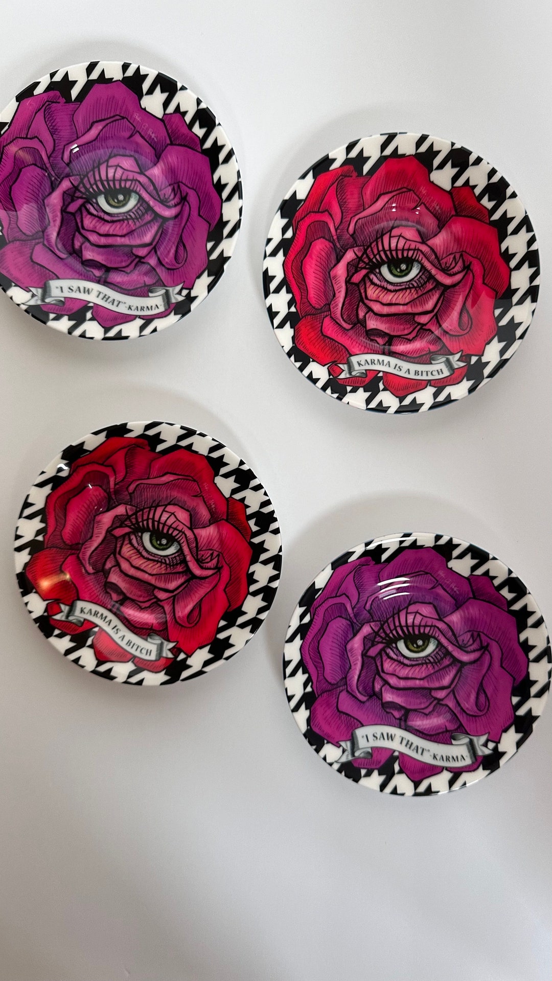 TEACUPS AND SAUCERS, Coffee Cup, Tea Cup, Karma, Teatime, Evil Eye - Etsy