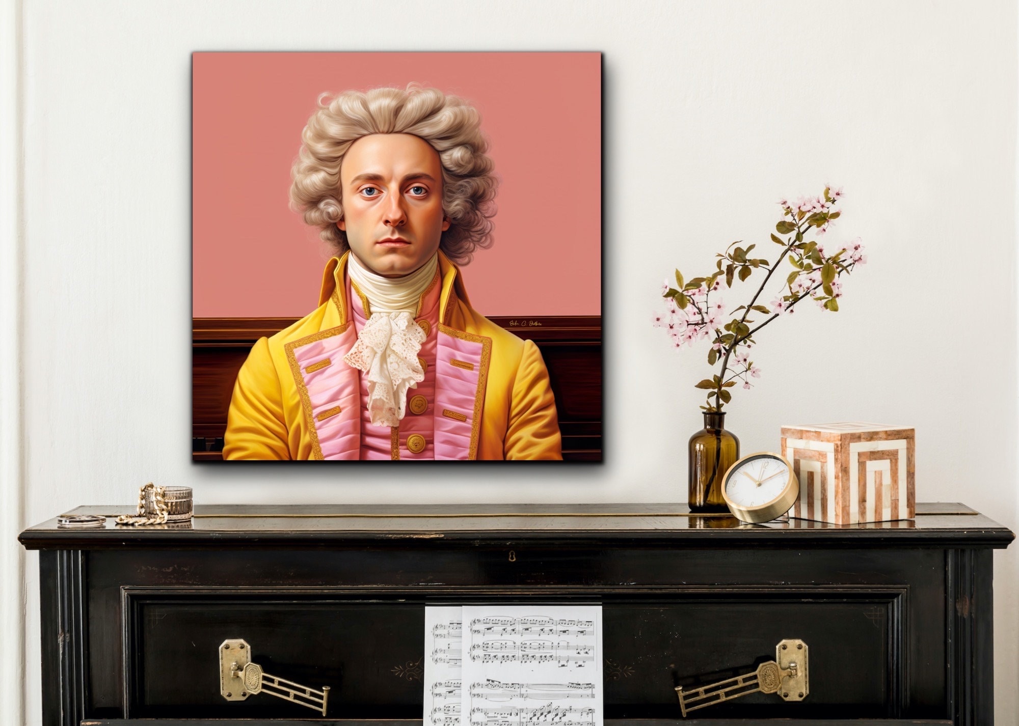 Mozart,portrait,music, Digital Collage - Photo Manipulation, Surreal ...