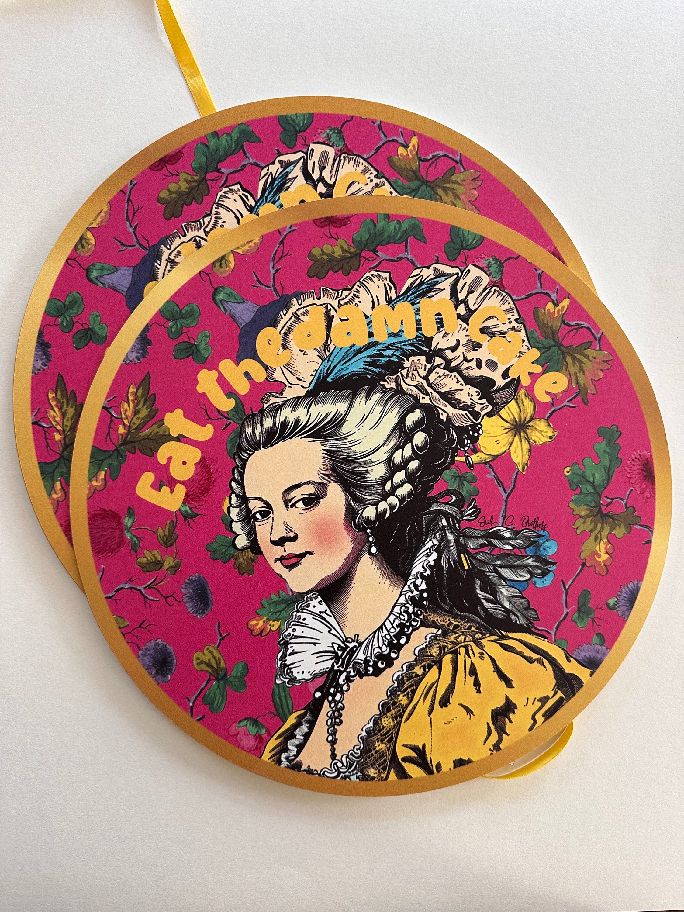 Eat the Damn Cake , Paper Placemats, Hostess Gift, Table Decor, Marie ...