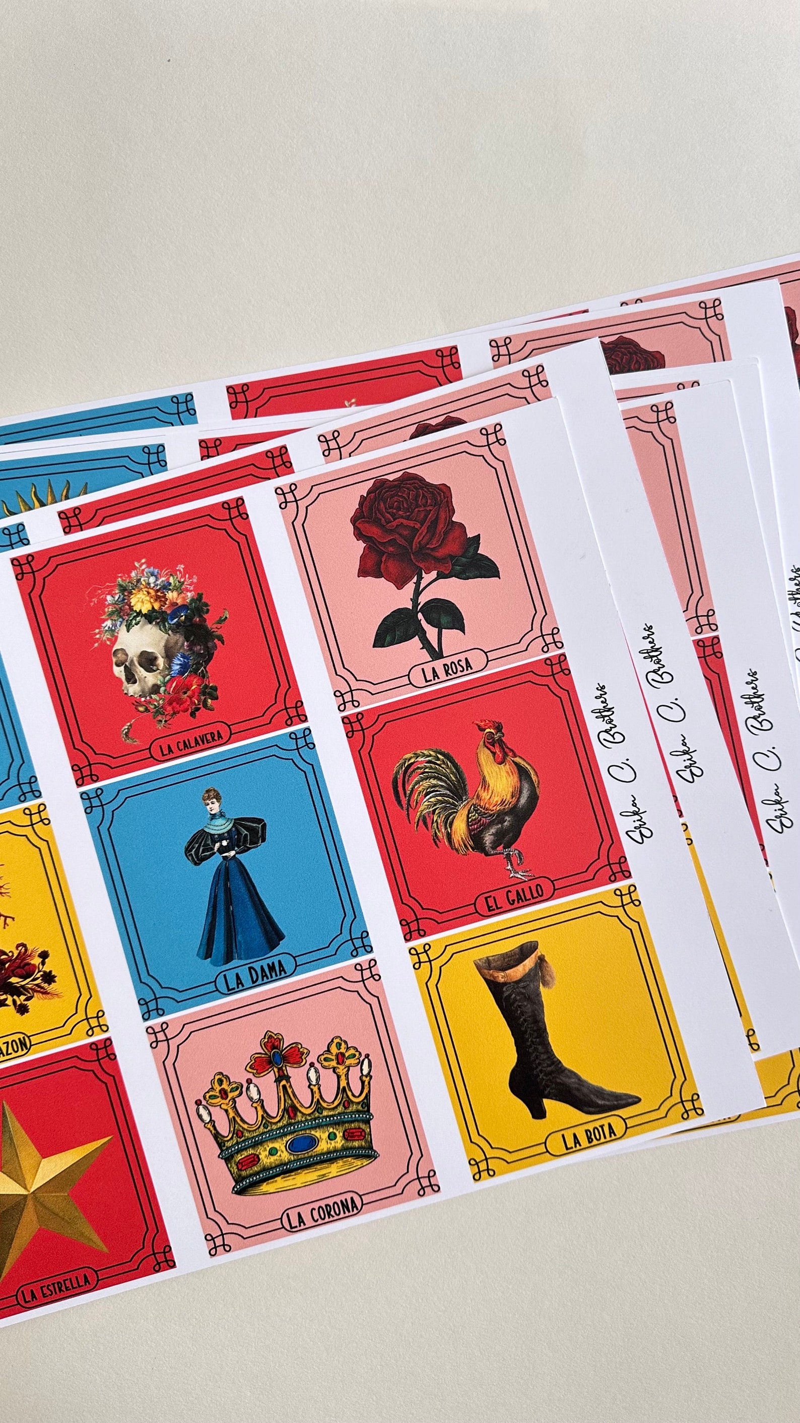 Lotería Mexicana, Mexican Bingo, Paper Placemats, Hostess Gift, Table ...