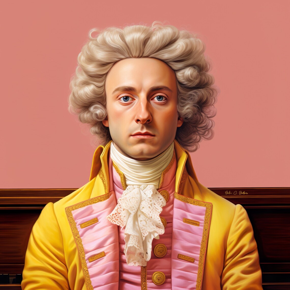 Mozart,portrait,music, Digital Collage - Photo Manipulation, Surreal ...