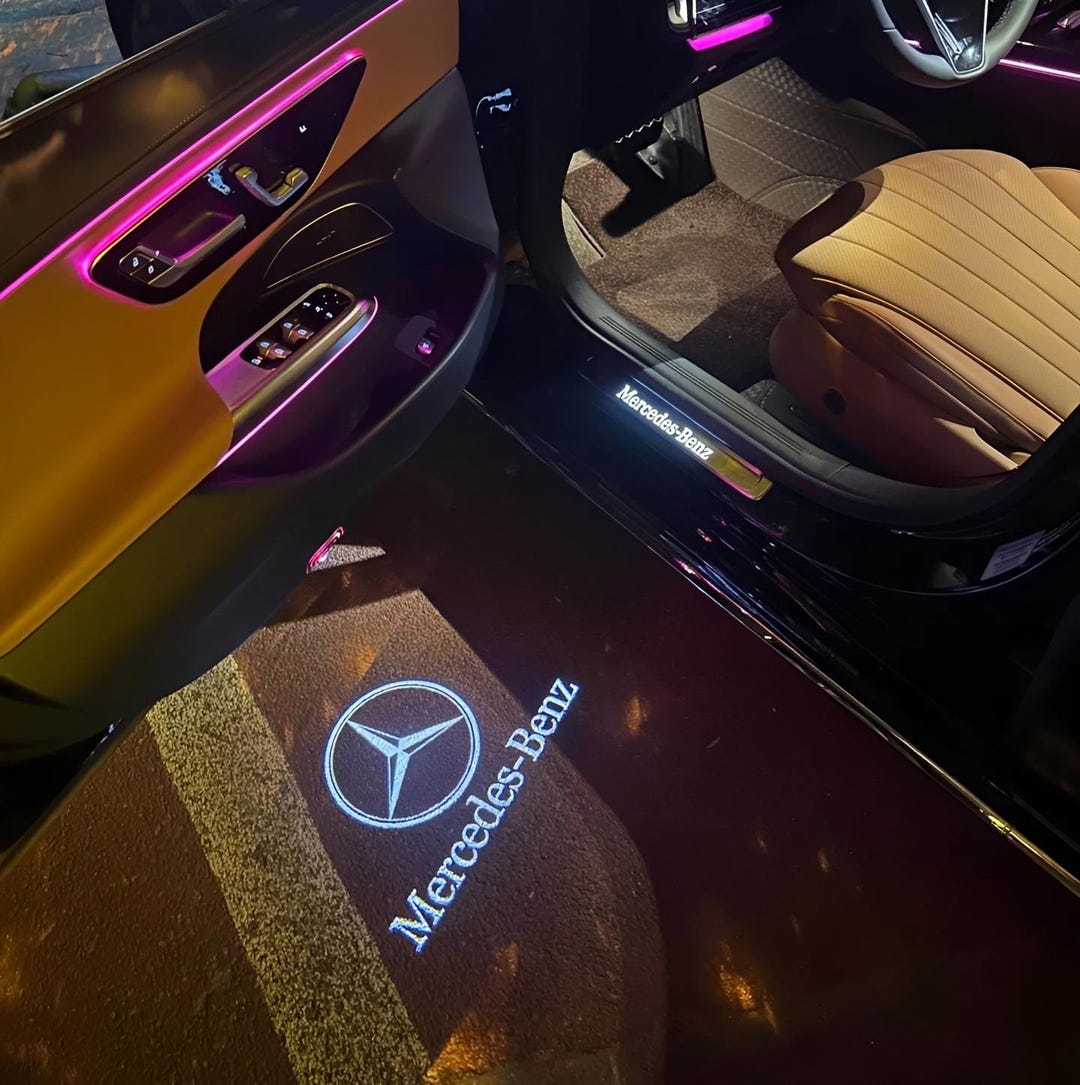 High Quality Mercedes-benz LED Door Logo Projection Lights – Ultra HD ...