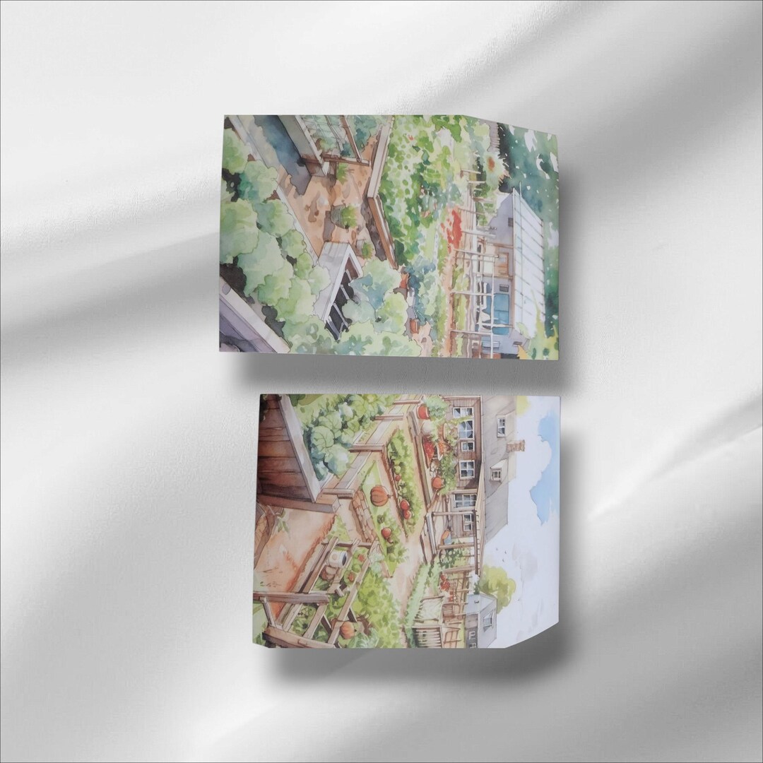 Landscape Stickers Gardening Aesthetic STICKER Set; – Cute Journaling ...