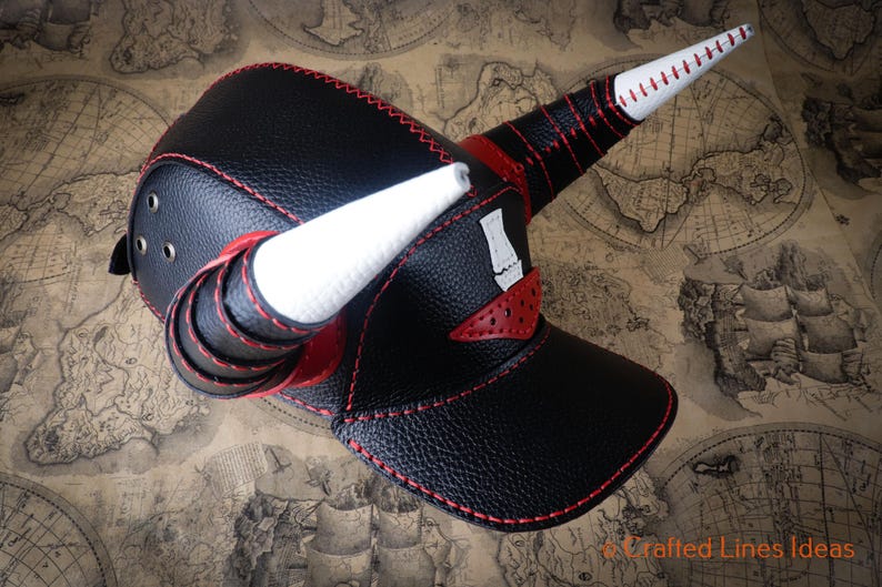 Leather Fan Cap Pattern – Horned Hat Template | Digital PDF - Etsy