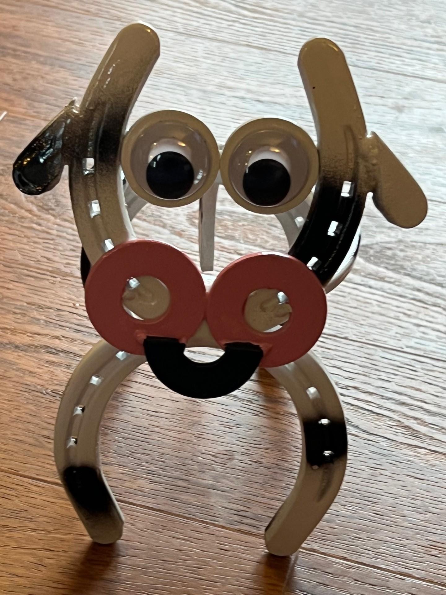Horseshoe Welded Cow - Etsy