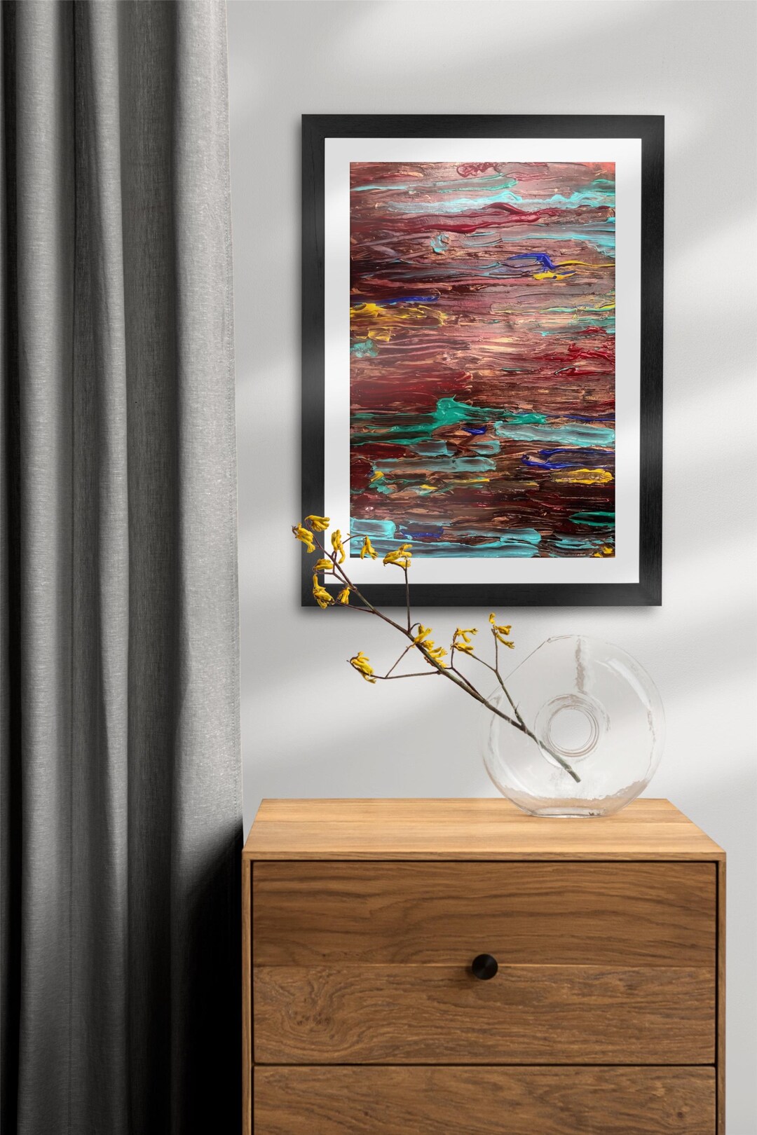Abstract Art Rolled Posters, Wall Decor, Home Decor, Vertical or ...