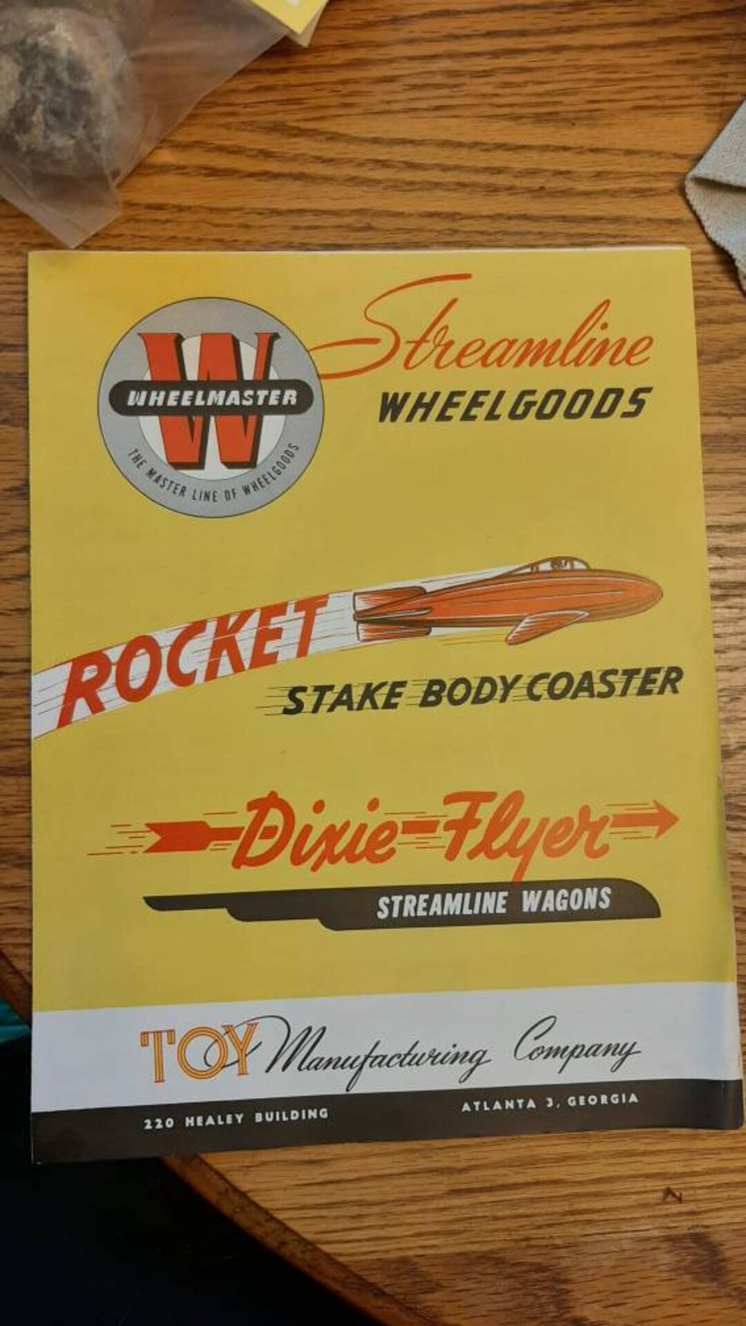 Vintage Wheelmaster Brochure, Dixie Flyer Wagons, Toy Manufacturing Ad ...