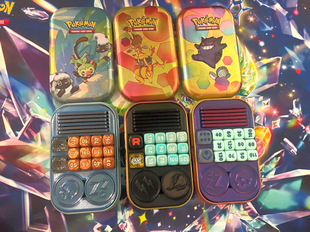 Mini Tin With TCG Organizer Insert and Accessories Included - Etsy