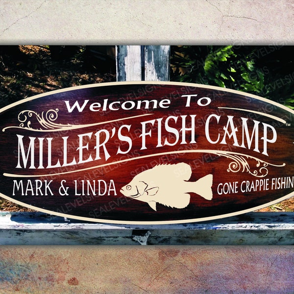 Fish Camp Sign - Etsy