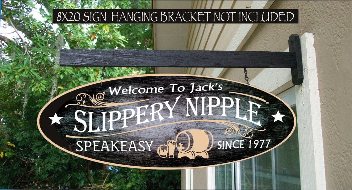 Bar Sign Beer Mugs Keg Tavern Pub Sign Gift Family Name Bar - Etsy