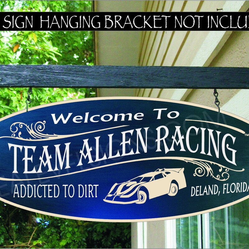 Car Racing Sign - Etsy
