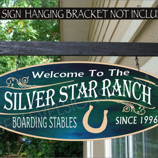 Horseshoe Sign - Etsy