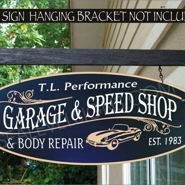 Hot Rod Garage Sign - Etsy