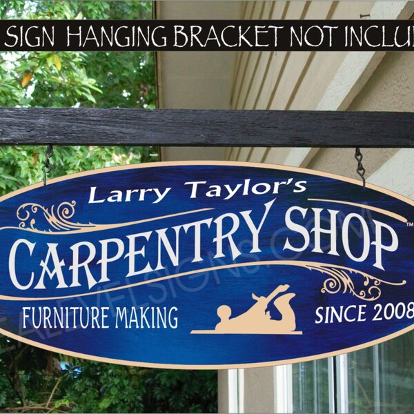 Craftsman Wood Sign - Etsy