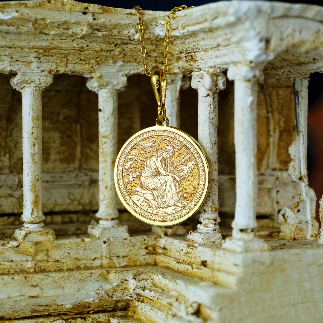 Niobe’s Tears Pendant Necklace Mythic Greek Story, Tragic Symbol ...