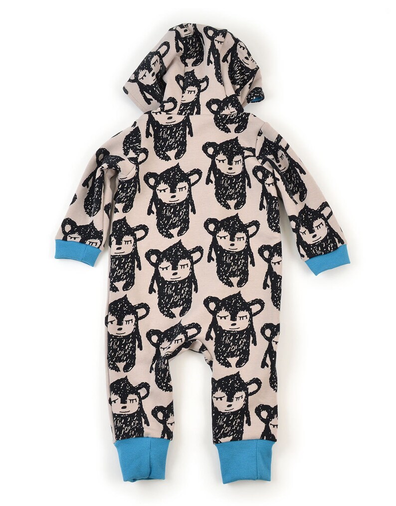 Hood Zip Coverall Sewing Pattern // Pdf Download // Preemie to - Etsy UK