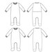 Essential Coverall Sewing Pattern for Babies Footie and Cuff - Etsy