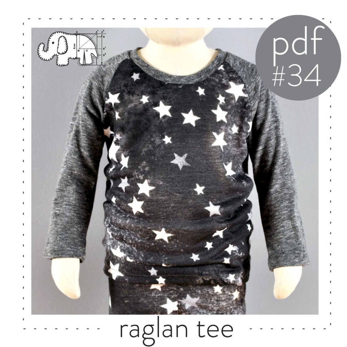 Raglan Shirt Pattern // Pdf Download // Photo Tutorial // Long - Etsy UK