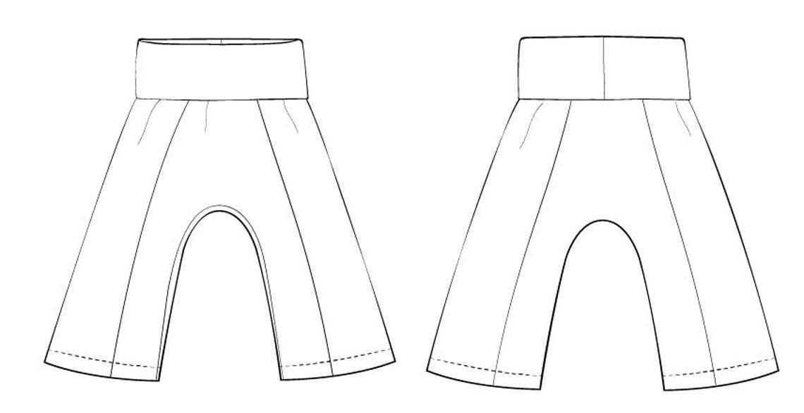 Kids Lounge Pants Sewing Pattern // Instant Pdf Download // - Etsy