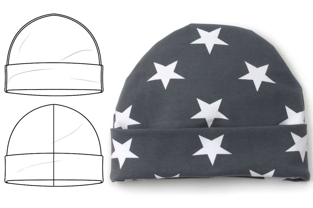 Baby Beanie Sewing Pattern // Pdf Download // Photo Tutorial // Preemie ...