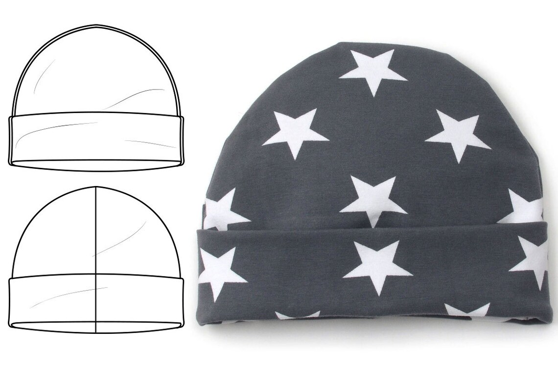 Baby Beanie Sewing Pattern // Pdf Download // Photo Tutorial - Etsy