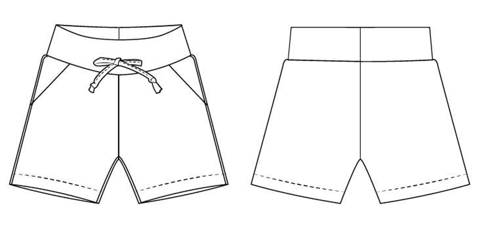 Childrens Shorts Sewing Pattern With Pockets // Photo Tutorial - Etsy