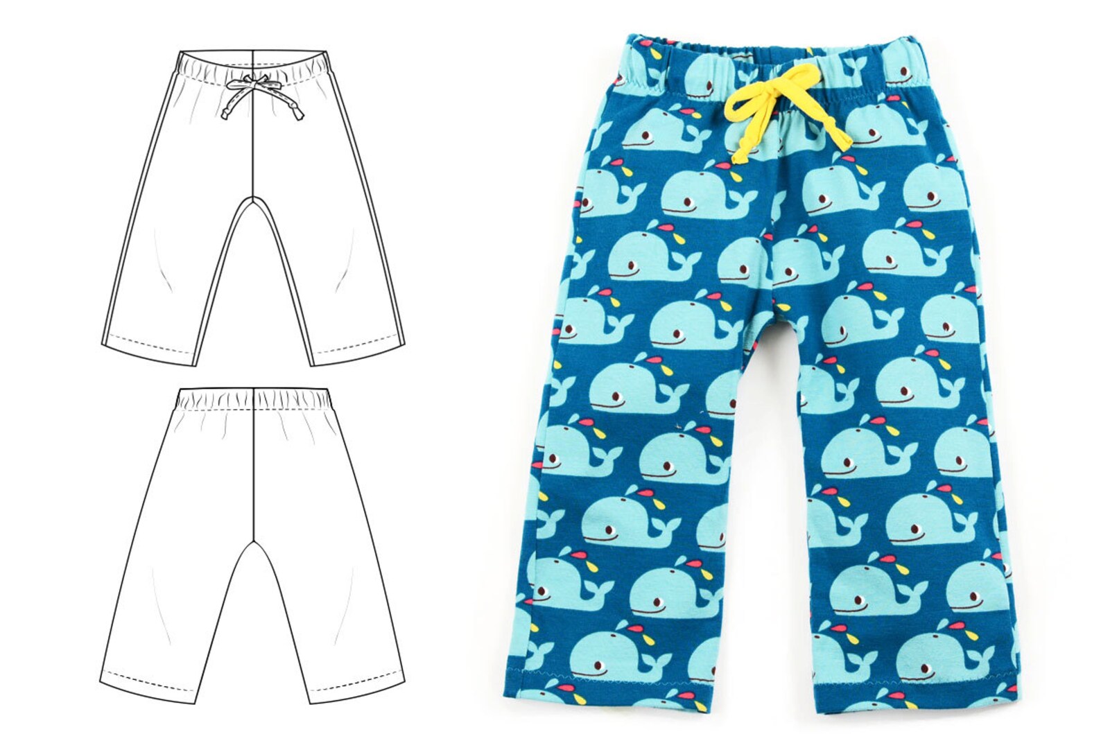 Kids Classic Sweatpants Sewing Pattern // Elastic Waist // - Etsy