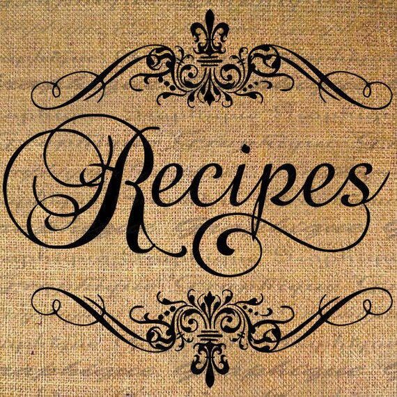 Recipes In Frame Script Text Typography Word Digital Image Etsy recipes-in-frame-script-text-typography-word-digital-image-etsy