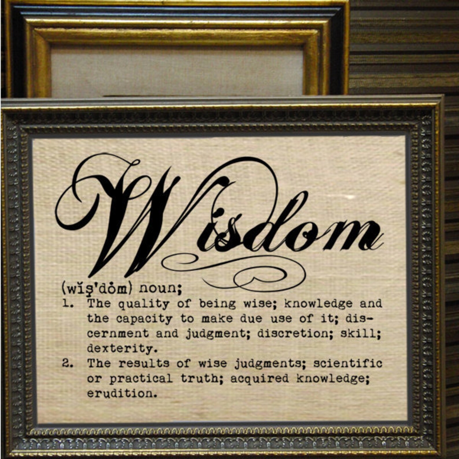 WISDOM Dictionary Definition Text Script Digital Collage Sheet - Etsy