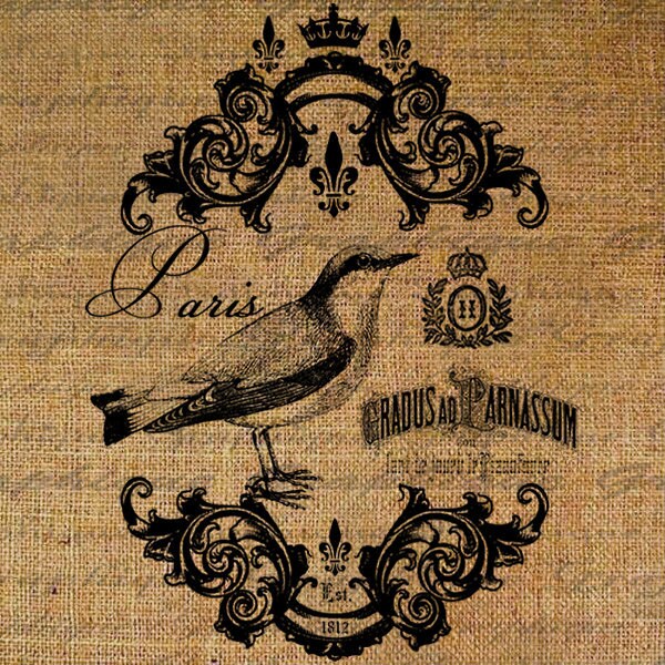 French Script Pillow - Etsy