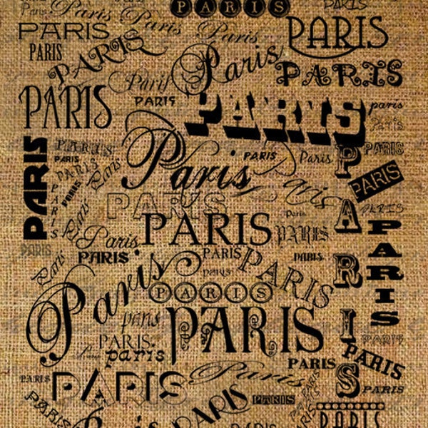 Paris Word - Etsy