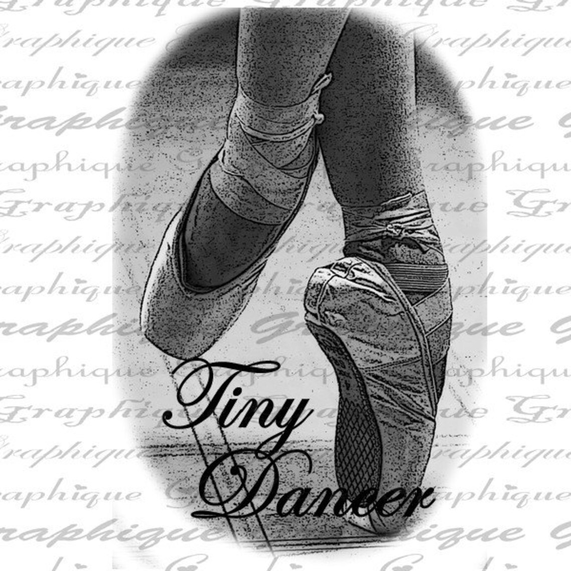Tiny Dancer Ballet Dance Dancing Digital Image Download - Etsy