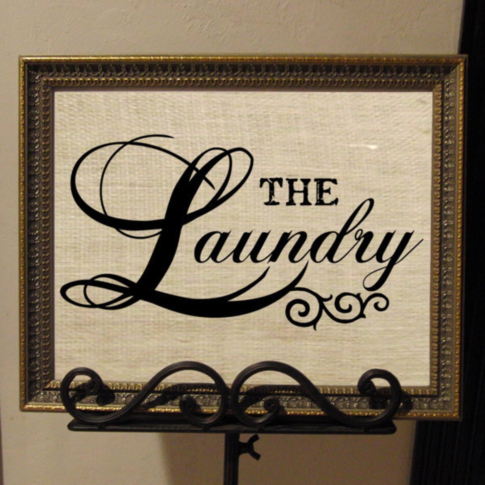 The LAUNDRY Sign Text Script Digital Collage Sheet Download - Etsy