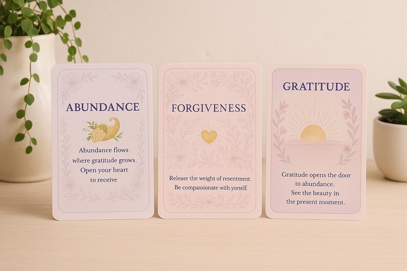 33 Printable Oracle Cards for Intuition & Guidance - Positive ...