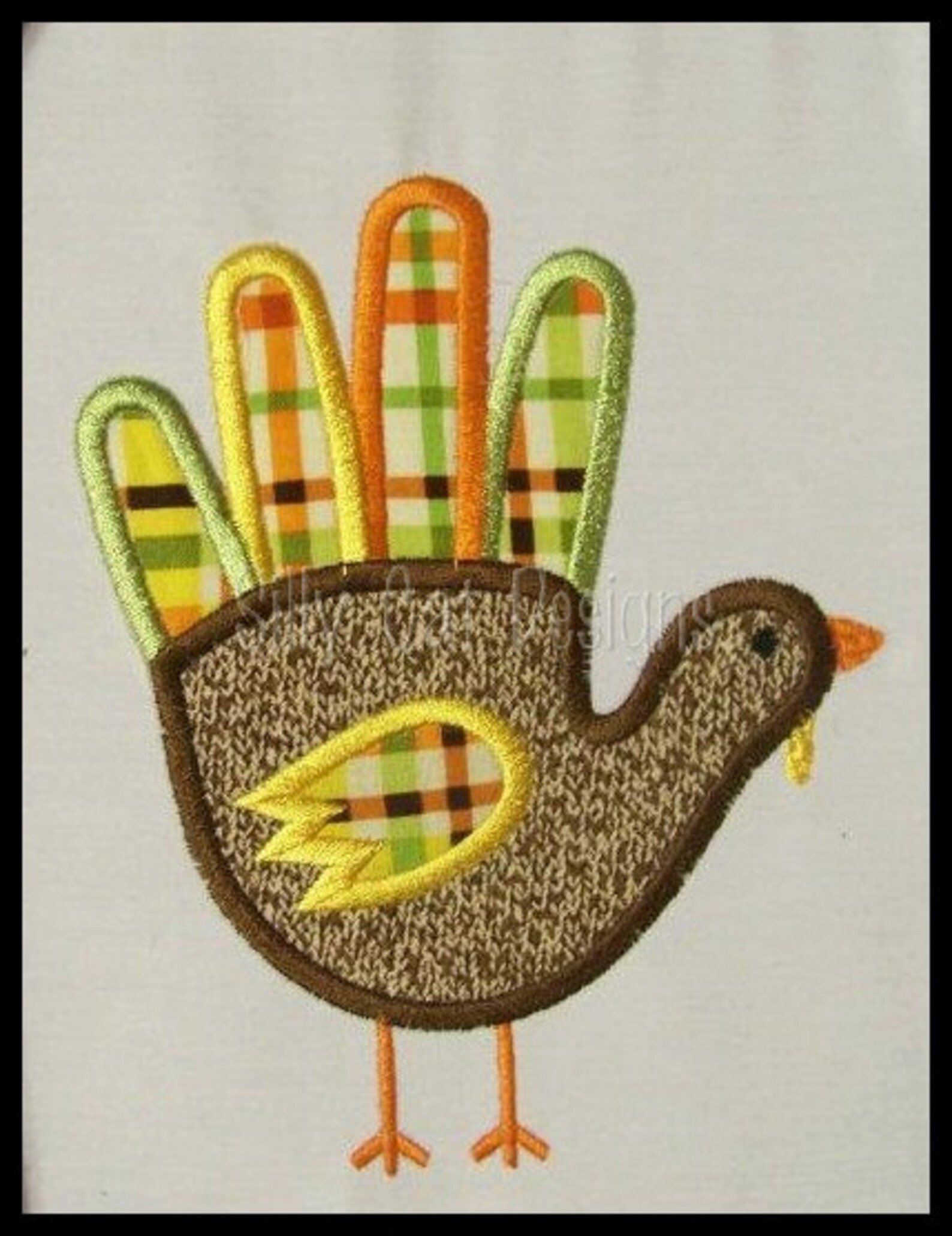 Turkey Hand Applique Embroidery Design - Etsy